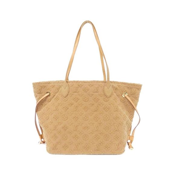Louis Vuitton | Bags | Louis Vuitton Neverfull Mm Beige Canvas Tote Bag ...